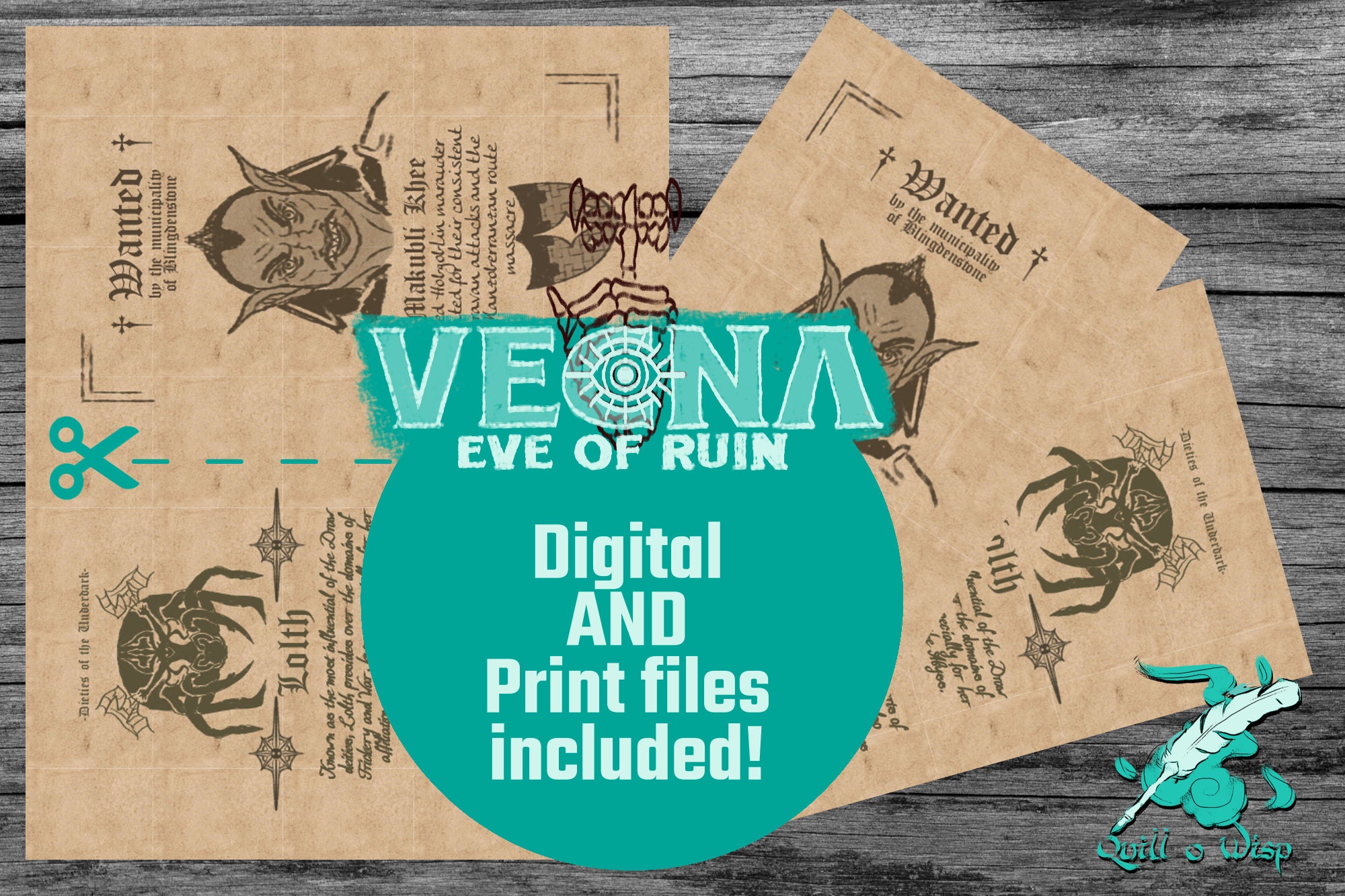 Vecna Eve of Ruin 5e Digital Handouts for TTRPG D&D Kas the Betrayer ...