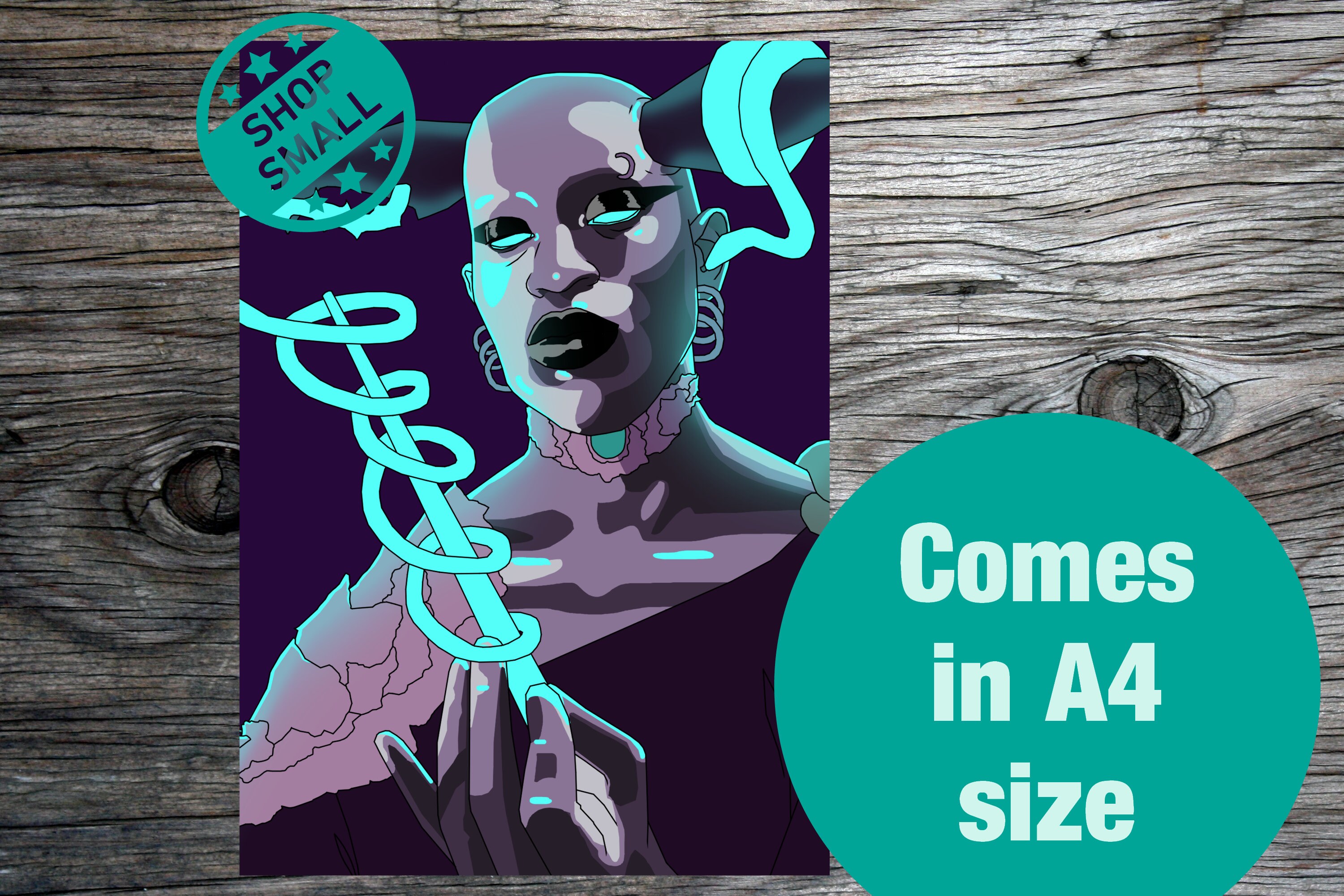 Printable Fantasy Art Printable Art A4 Dnd Underdark Druid - Etsy