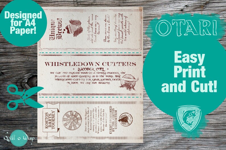 Troubles in Otari Handouts | Pathfinder 2e | Roleplaying Game Gifts ...