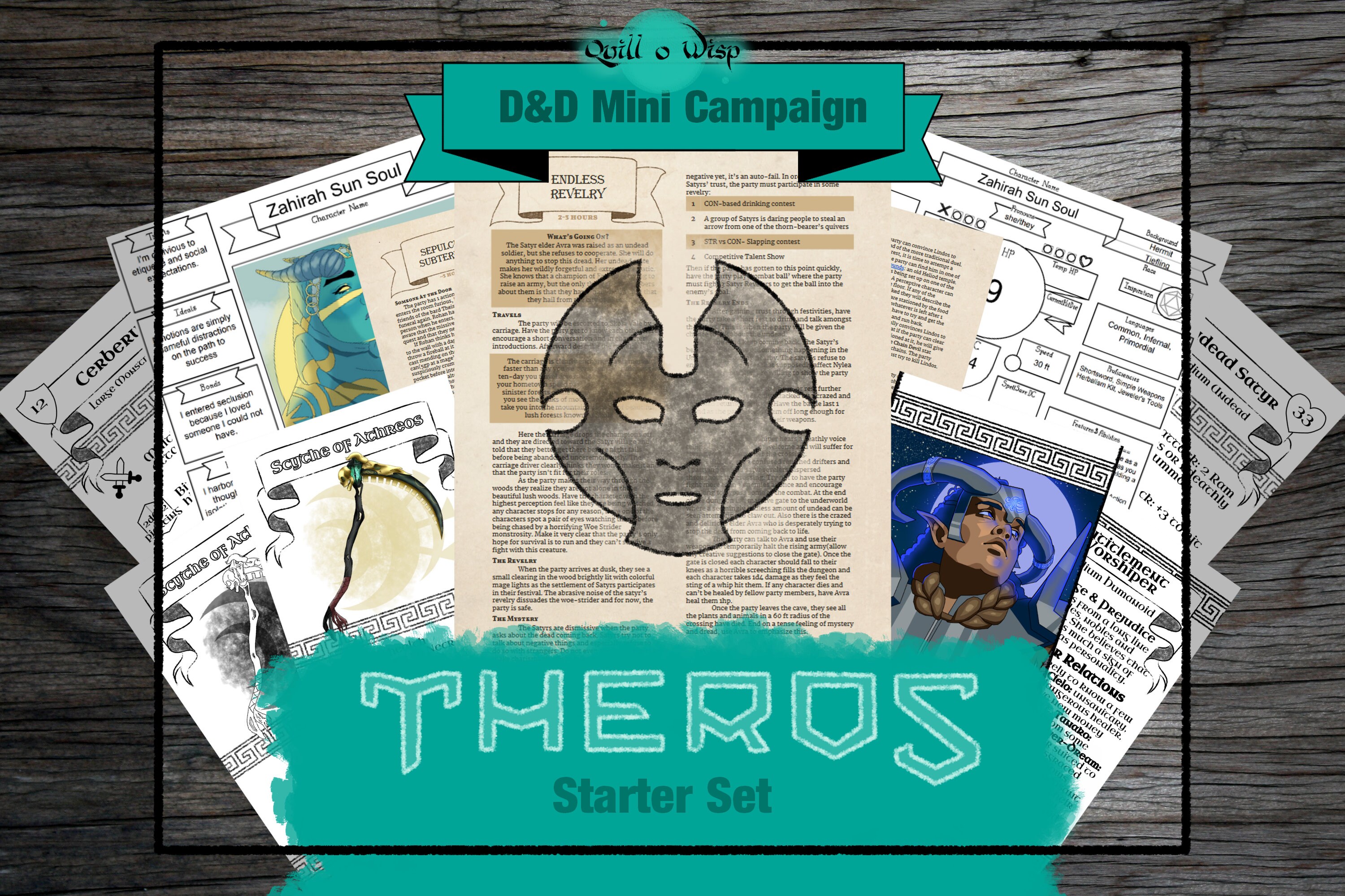 Theros 5e DnD Starter Set / Campaña DnD / Regalos DnD / Un - Etsy España