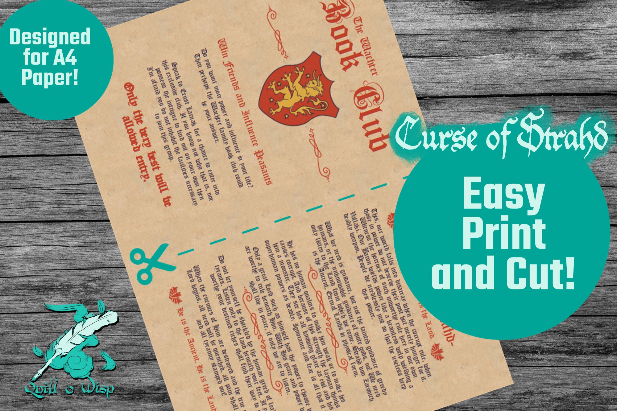 Curse of Strahd 5e Dnd Handouts Dnd Ravenloft Dnd Gifts - Etsy