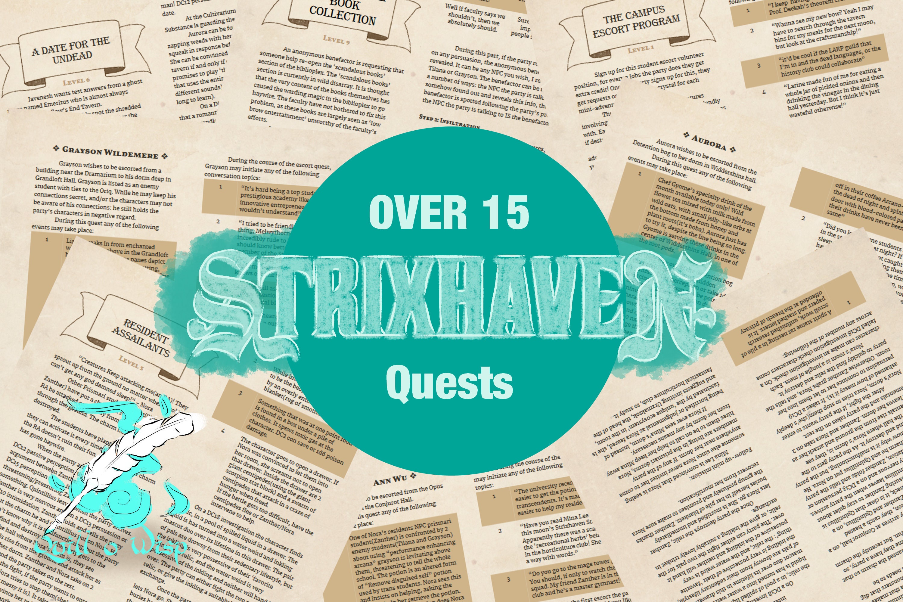 Strixhaven 5e Dnd Side Quests Dnd Oneshots Dnd Gifts A - Etsy UK