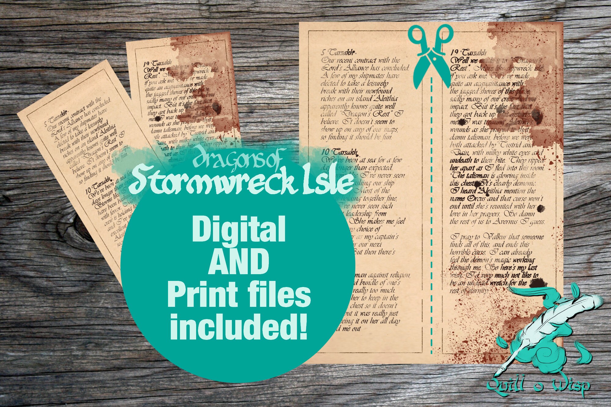 Dnd Stormwreck Isle Fliers A DM Gift TTRPG Digital Download - Etsy ...