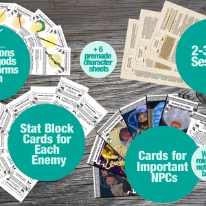 Theros 5e Dnd Starter Set | Dnd Campaign | Dnd Gifts | A TTRPG Dnd ...