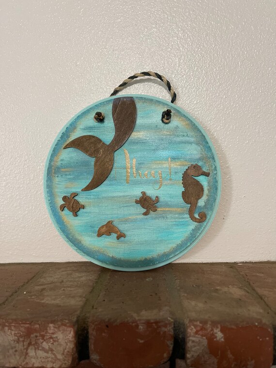 Ahoy Door Sign - Etsy