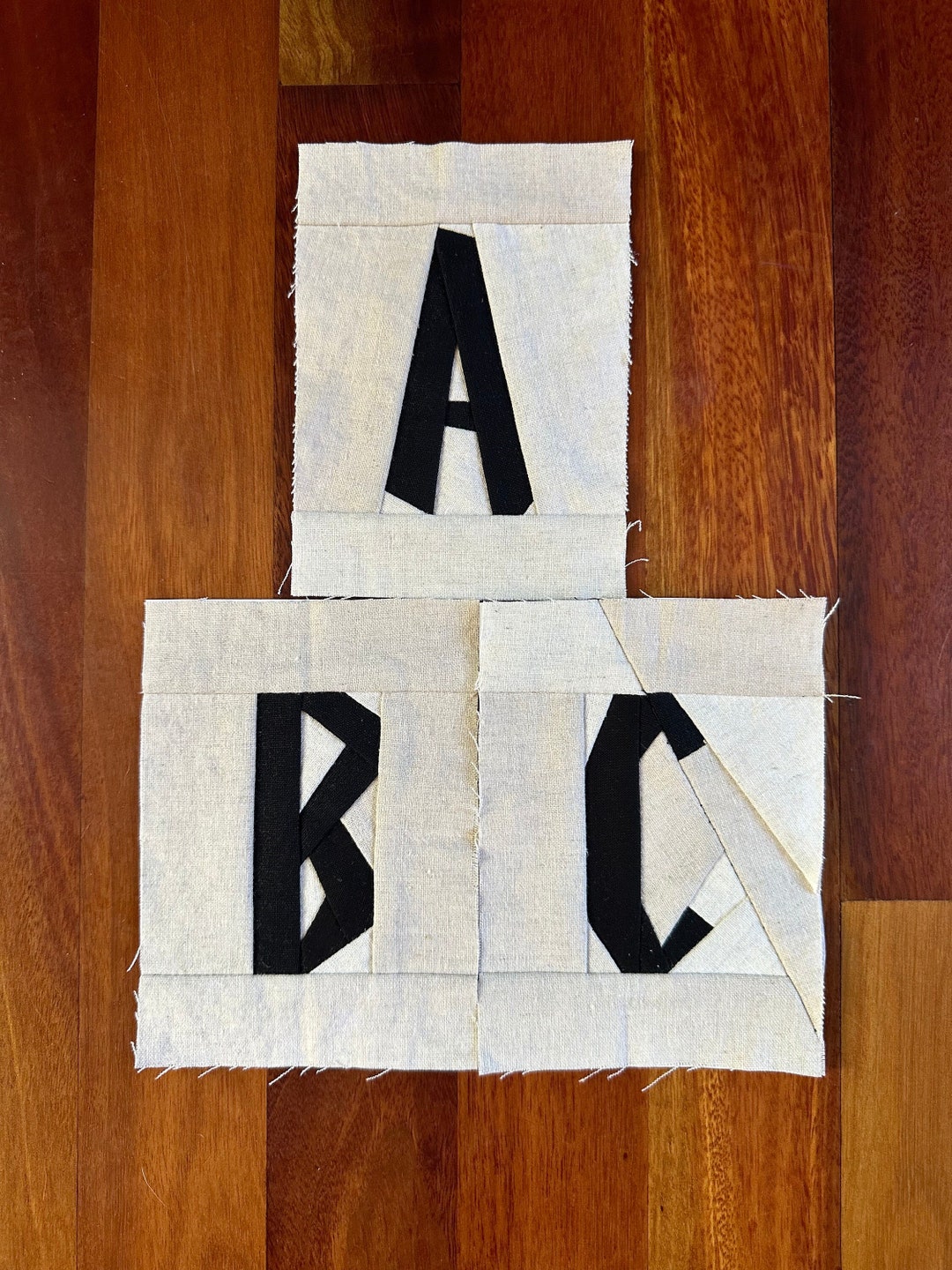 Scrappy Alphabet Foundation Paper Piecing Pattern / Scrappy Improv ...