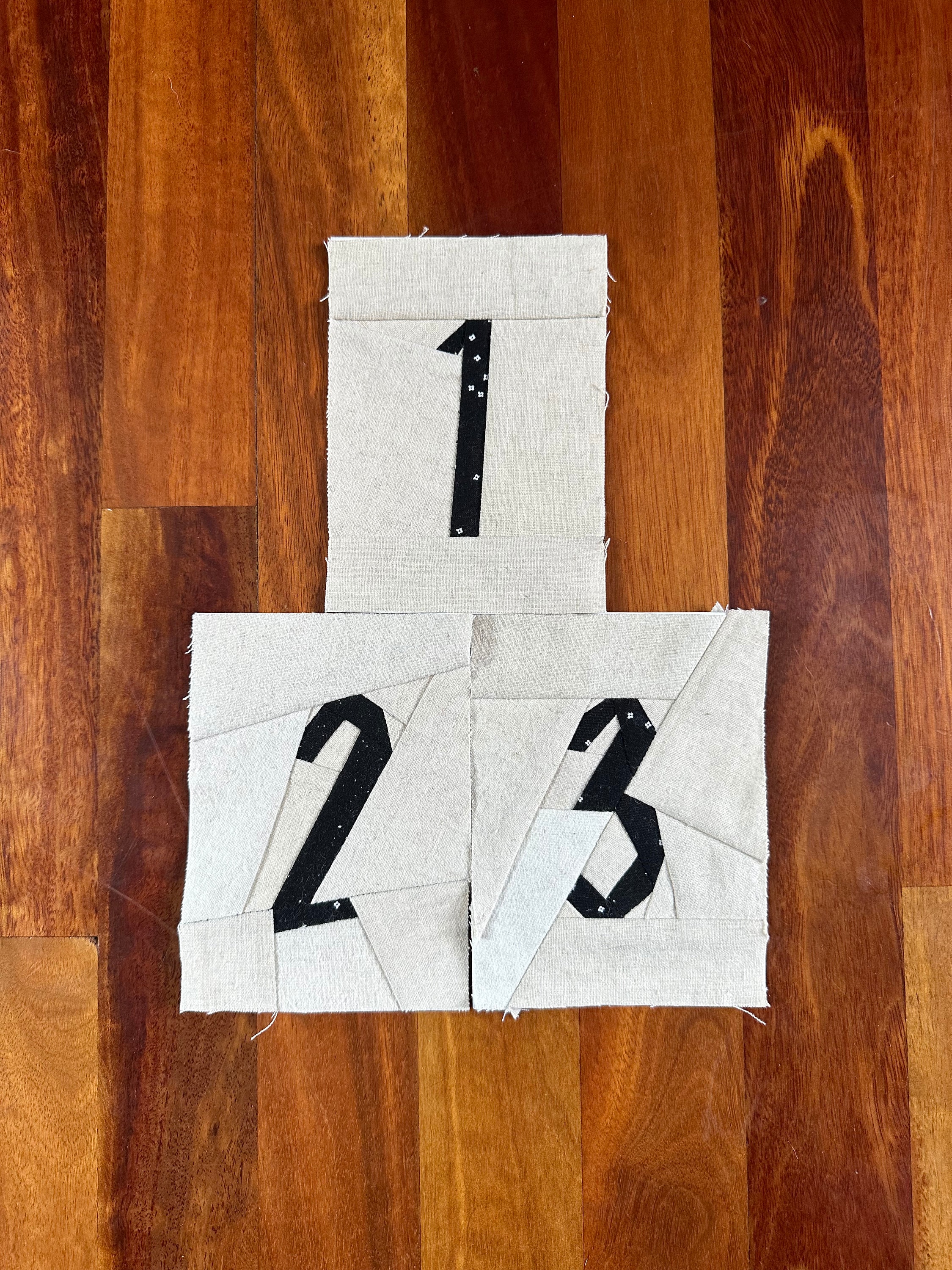 Scrappy Numbers and Symbols Foundation Paper Piecing Pattern / Scrappy Improv Numbers and ...