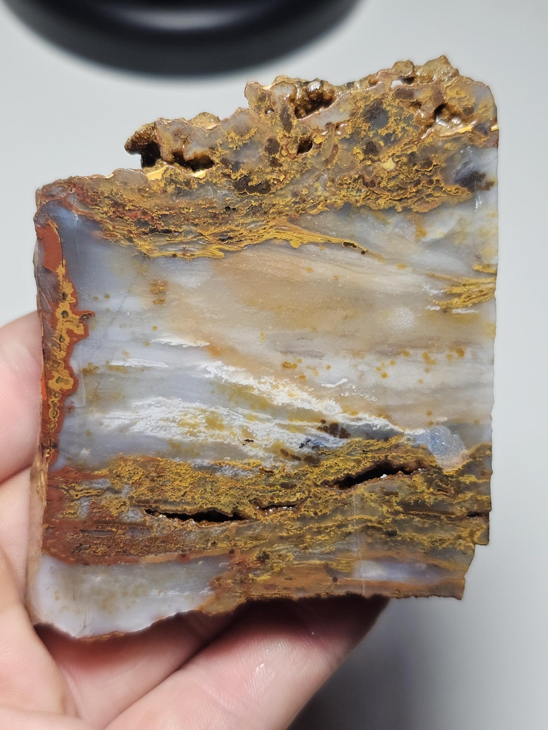 154g Priday Polkadot Agate Slab - Etsy