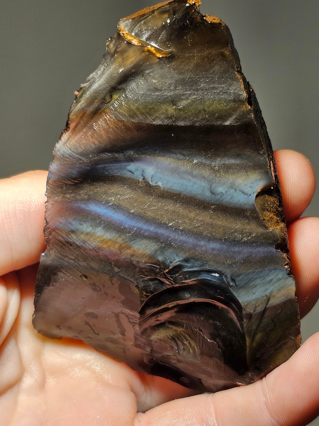 192g Rainbow Obsidian Rough - Etsy