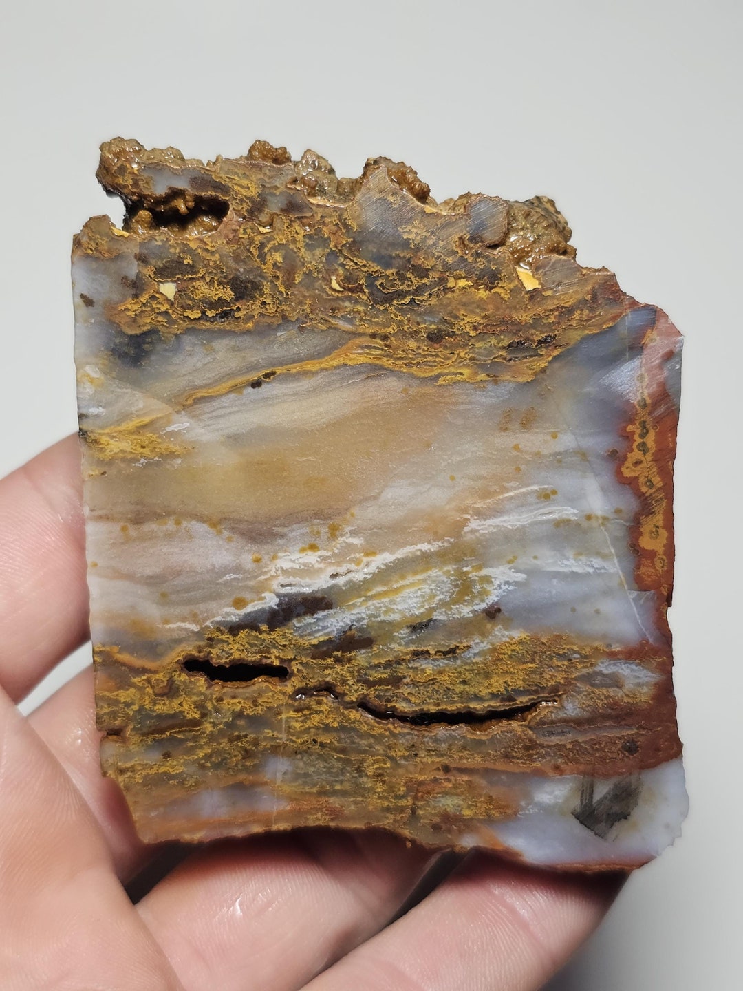 145g Priday Polkadot Agate Slab - Etsy