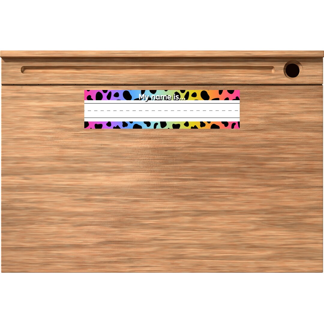 Student Name Placards Digital Name Placards Neon Themed Classroom ...