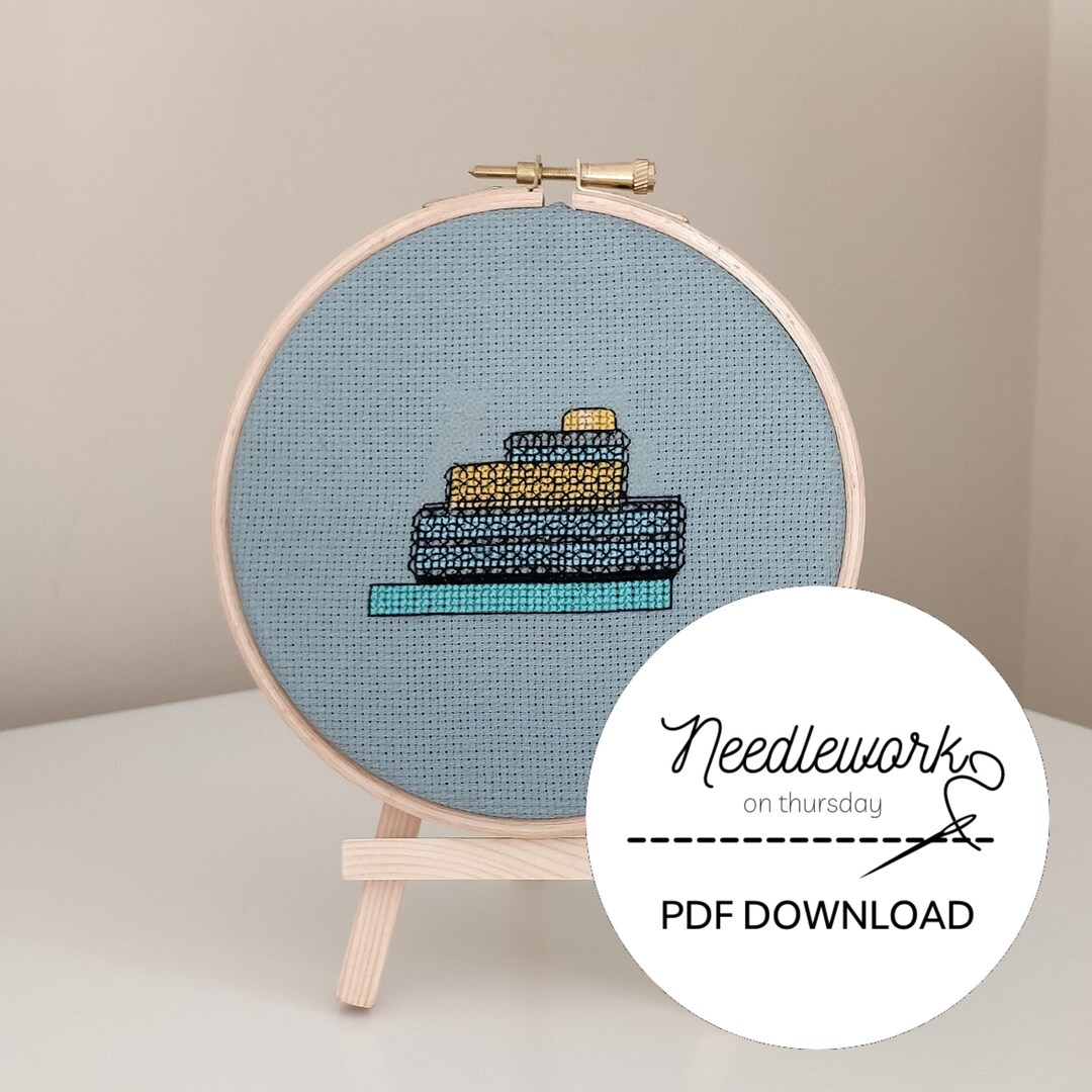 Library of Birmingham Downloadable Cross Stitch Pattern - Etsy