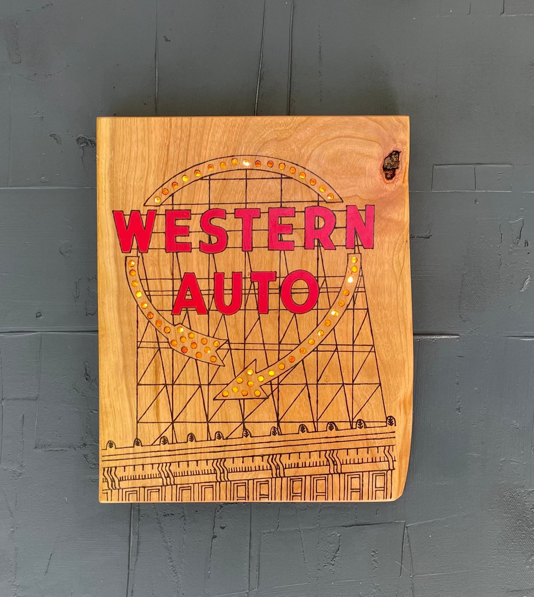 Western Auto Sign - Etsy