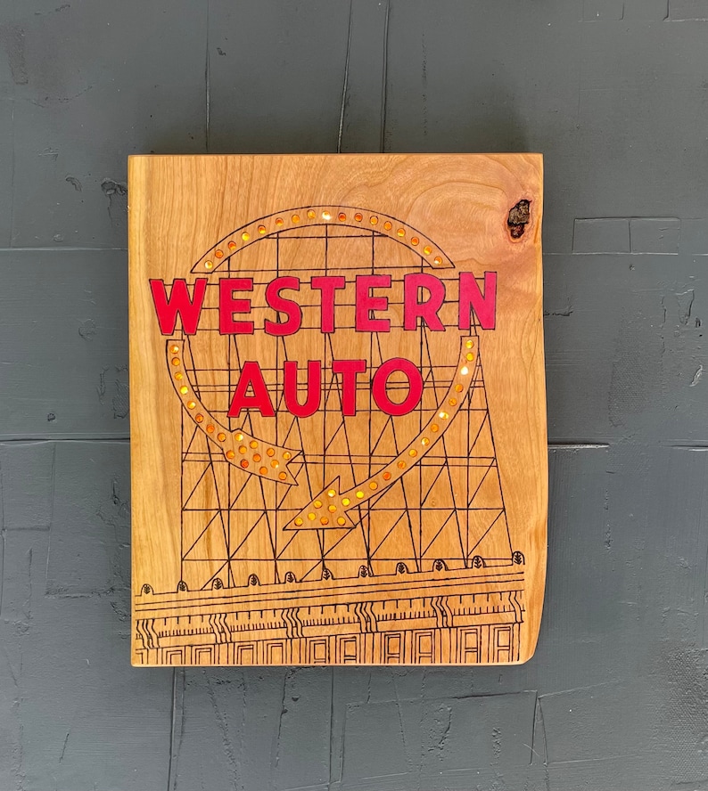 Western Auto Sign - Etsy