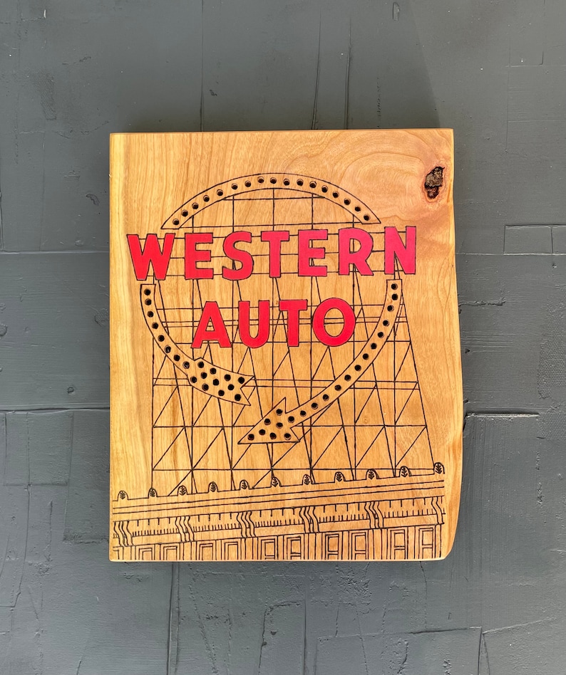 Western Auto Sign - Etsy