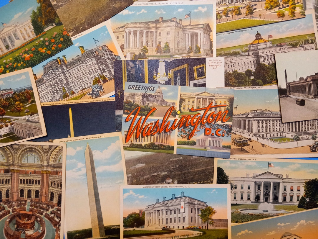 Lot of 10 Vintage Washington D.C. Postcards UNUSED for Invitations ...
