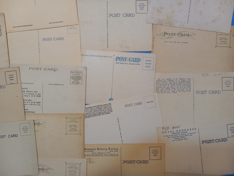 Lot of 10 SAN DIEGO California Vintage Postcards 1910s Through 1950s ...