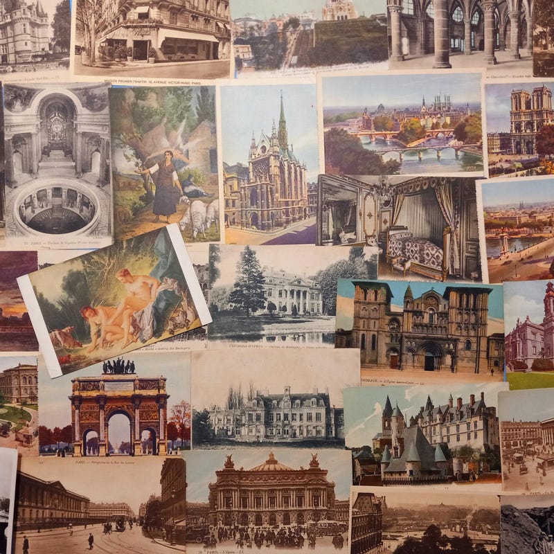 French Postcards - Etsy