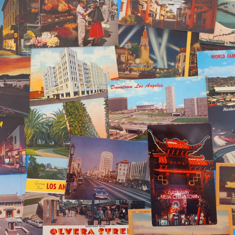 Los Angeles Postcard - Etsy