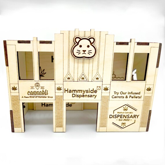 Dwarf Hamster Medical Cannabis Dispensary Hamster Home - Etsy