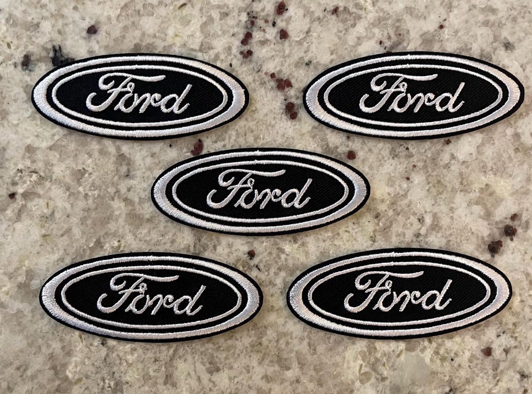 Ford Logo Embroidered Patch: Iron-on Applique (5-pack) - Etsy
