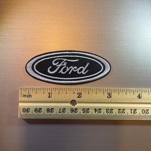 Ford Automobile Motorsports Logo Badge Embroidered Iron Sew on ...