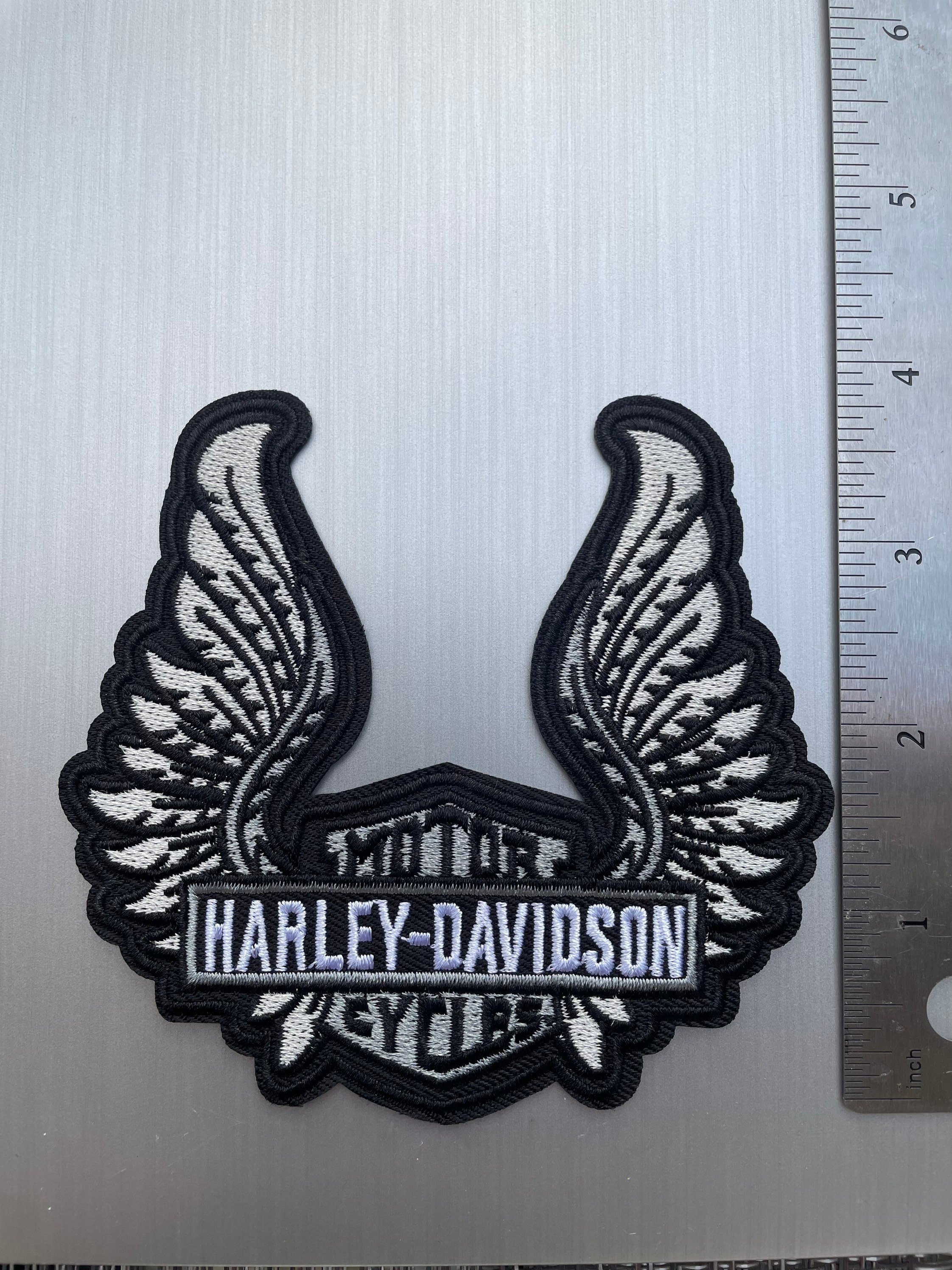Harley Davidson Wings up Patches pack of 2 4x4 Inches. - Etsy