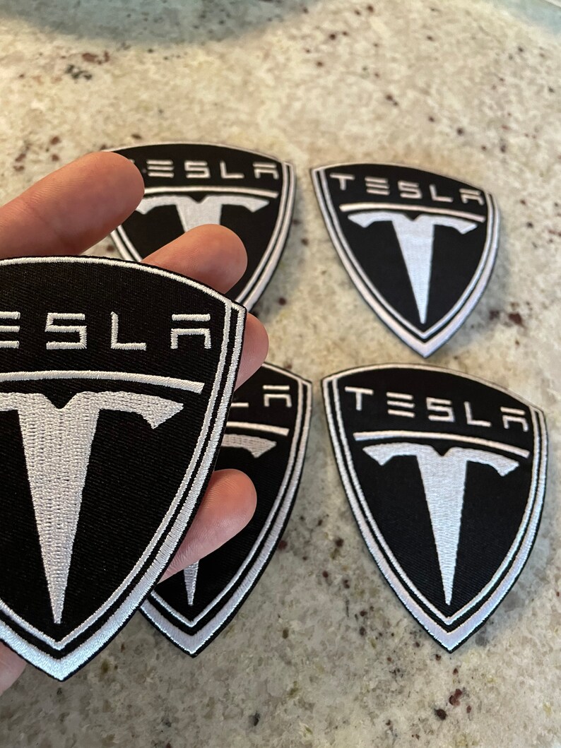 Tesla Patches 3 Inch Iron-on. Pack of 5. Create Your Own - Etsy