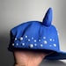 Bedazzled Pearls Hat With Horns Snapback Cap - Etsy