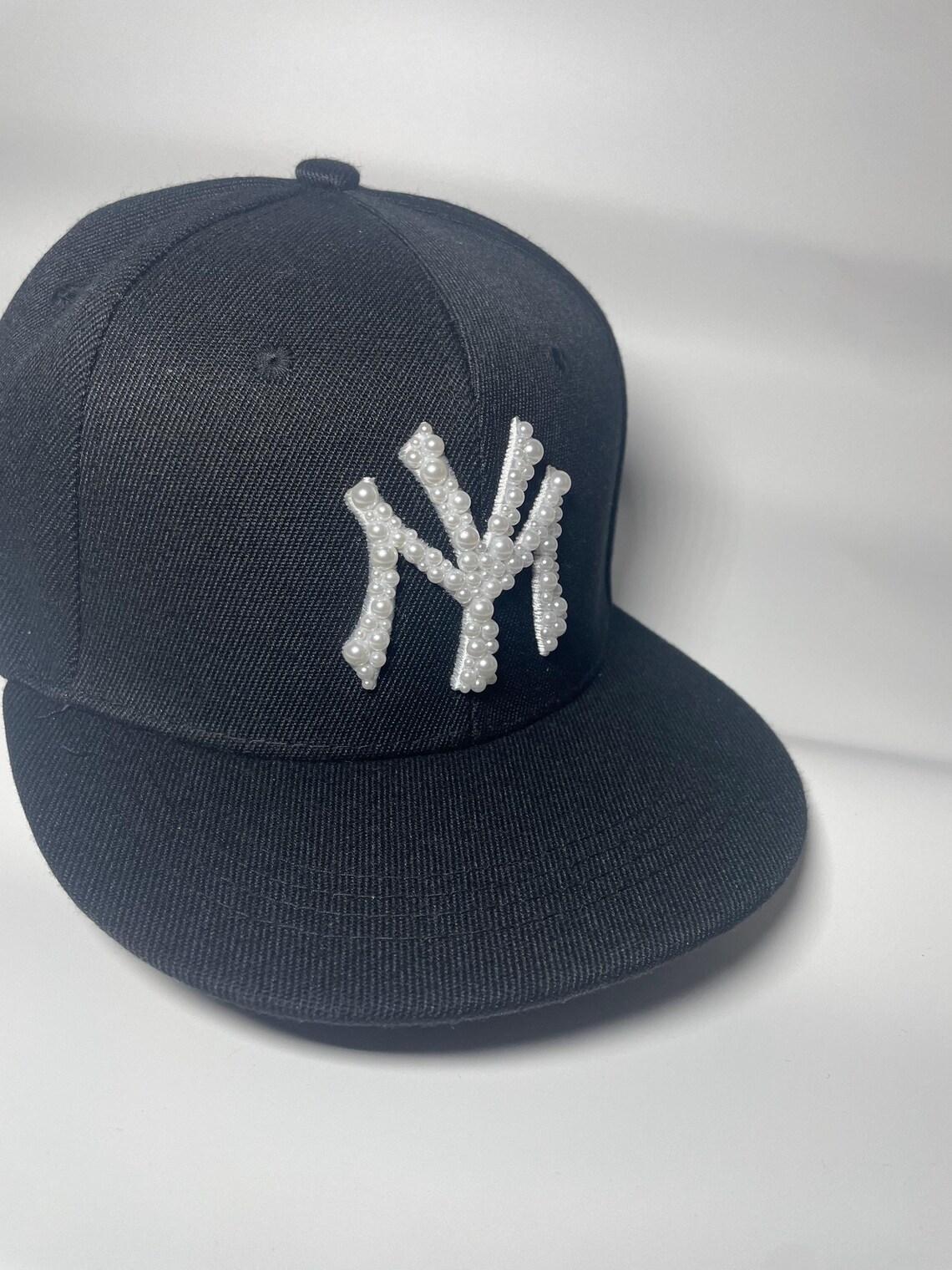 Bedazzled Pearls Hat Snapback Cap - Etsy