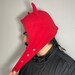Red Devil Horn Hat With Snap Closure – Cozy Fleece Costume Hat, Unisex ...