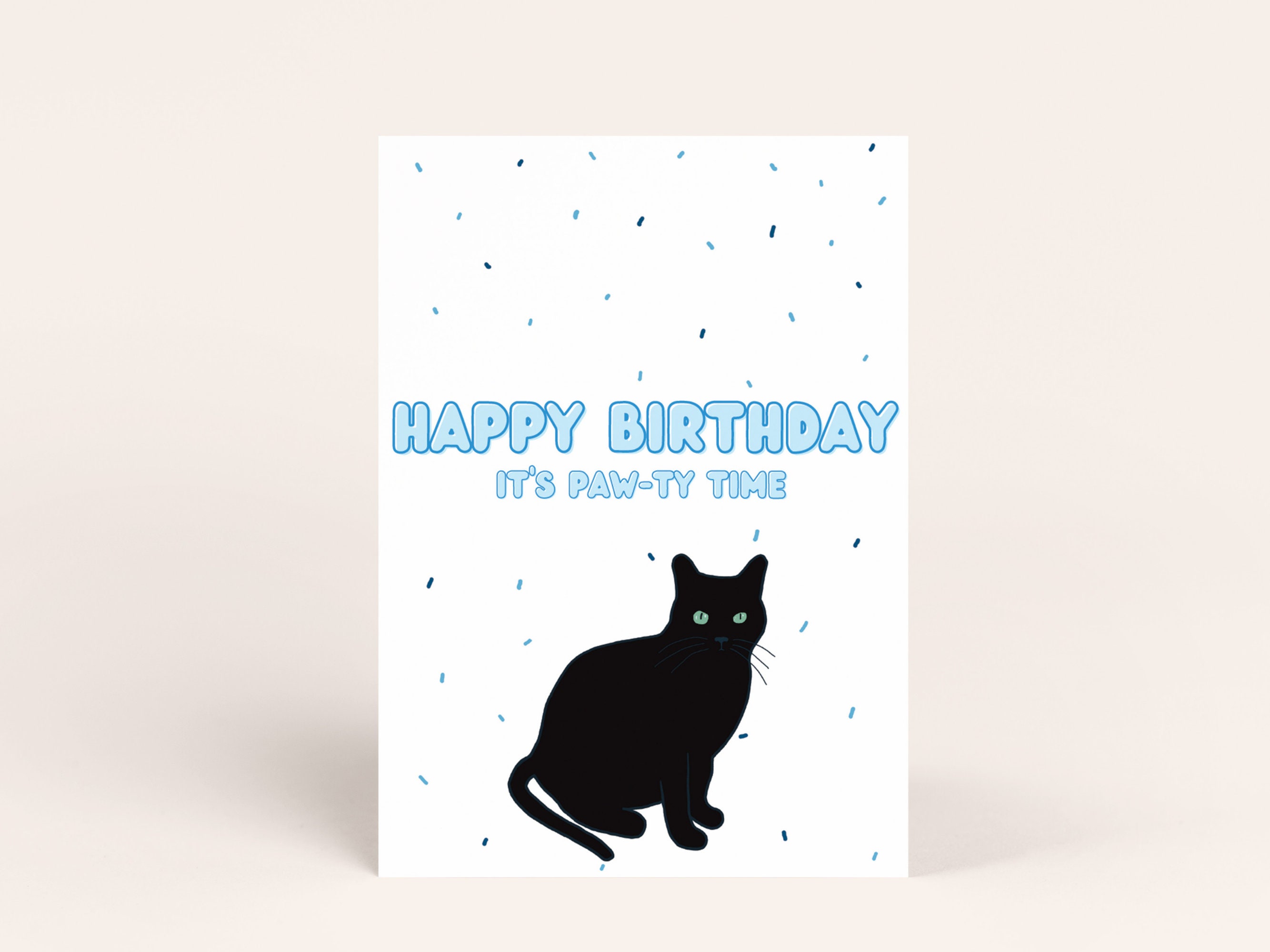 Cat Birthday Card Printable Birthday Card Funny Birthday Card Instant ...