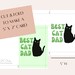 Best Cat Dad | Printable Father's Day Card | Funny Father's Day Card ...
