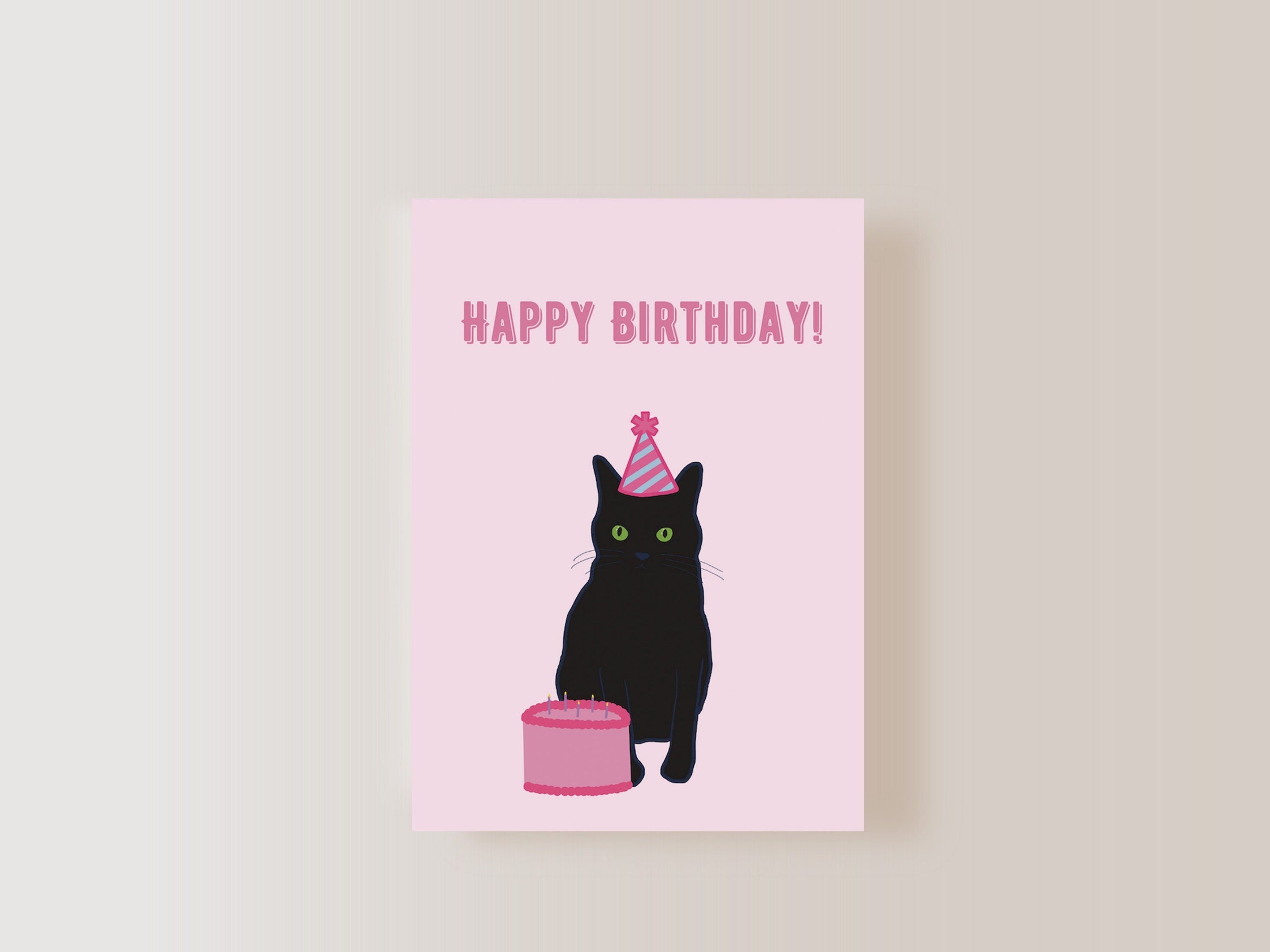 Cat Birthday Card | Printable Birthday Card | Funny Birthday Card ...