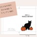 Halloween Birthday Card | Black Cat Birthday Card | Printable Birthday ...