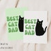 Best Cat Dad | Printable Father's Day Card | Funny Father's Day Card ...