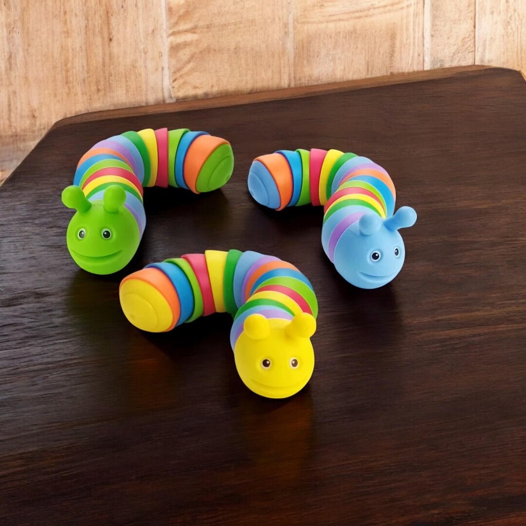 Idget Slug AND BOWL Articulating Flexible Stim Toy - Etsy