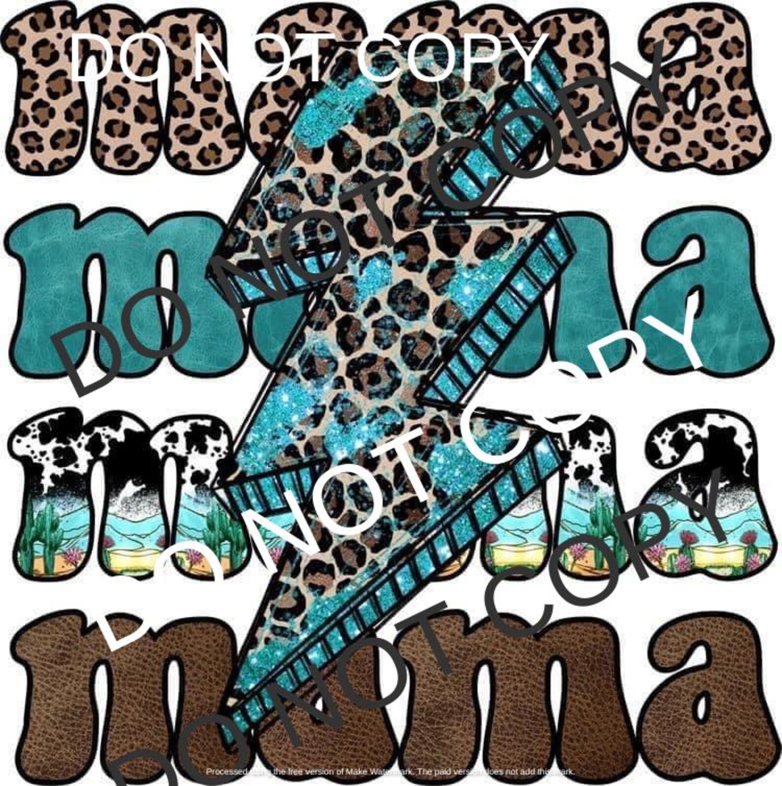 Mama Lightning Bolt Digital File - Etsy