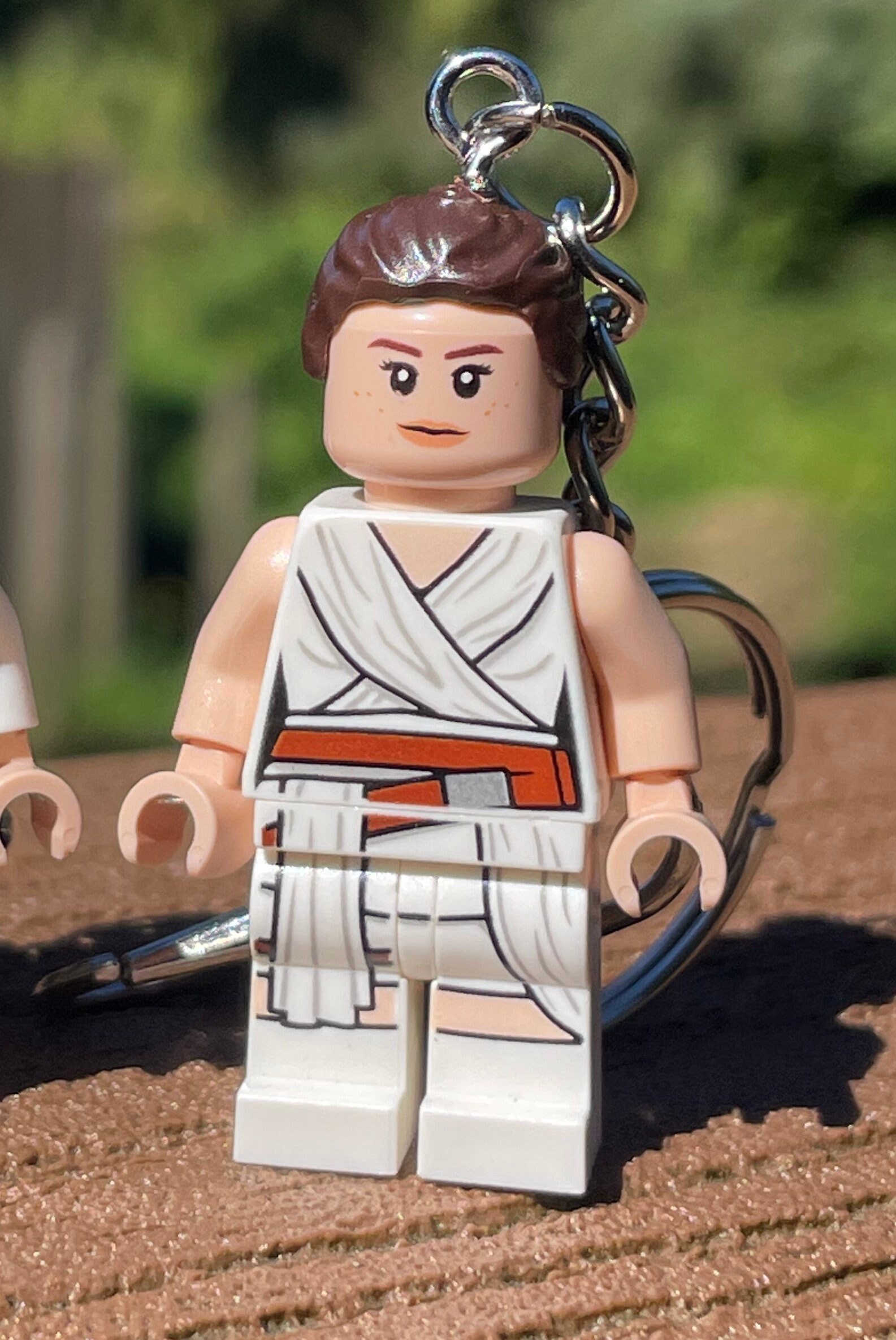 Rey Minifigure Keychain - Etsy