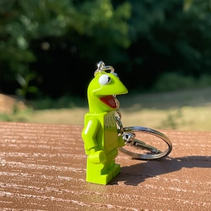 Kermit the Frog LEGO® Minifigure Keychain - Etsy