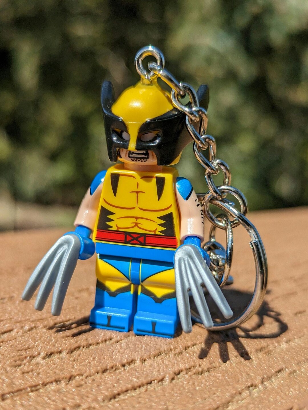 Wolverine Minifigure Keychain - Etsy