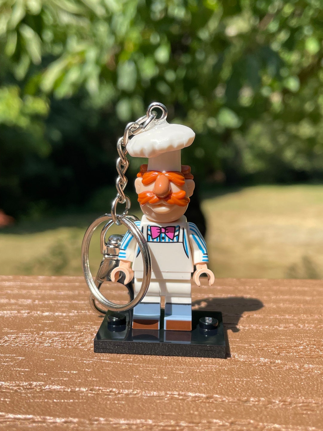 Swedish Chef Minifigure Keychain - Etsy