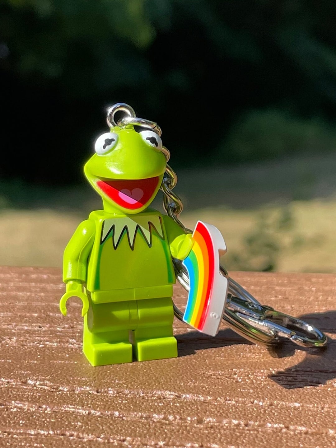 Kermit the Frog LEGO® Minifigure Keychain - Etsy