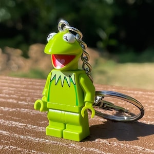 Kermit the Frog LEGO® Minifigure Keychain - Etsy