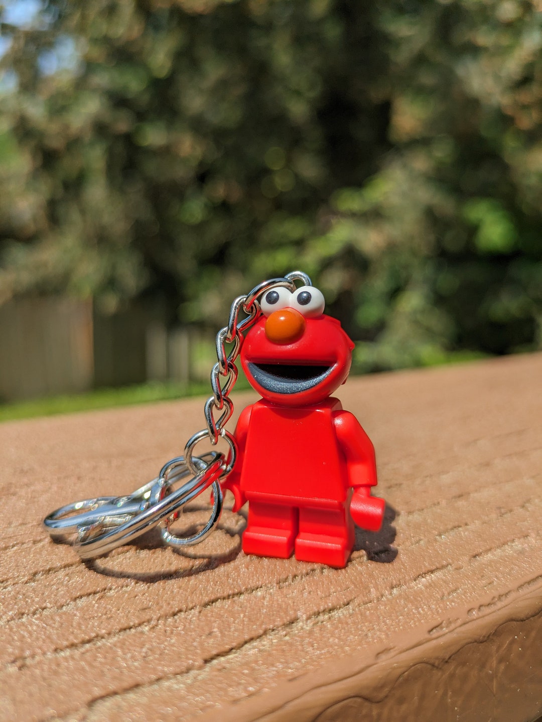 Elmo Minifigure Keychain - Etsy