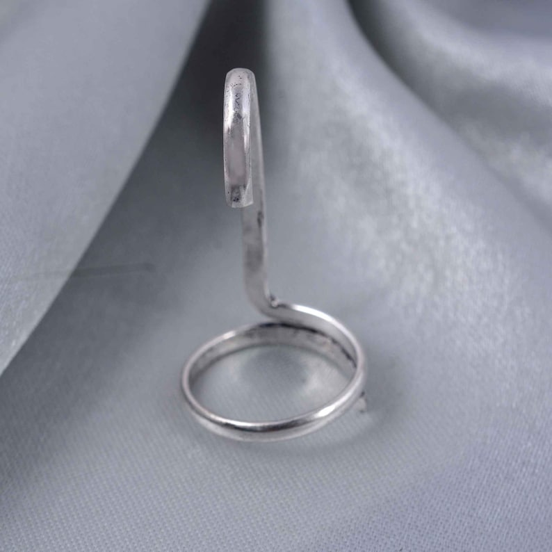 Nail Silver Ring, Minimal Ring, Arthritis Nail Ring, Finger Nail Ring ...