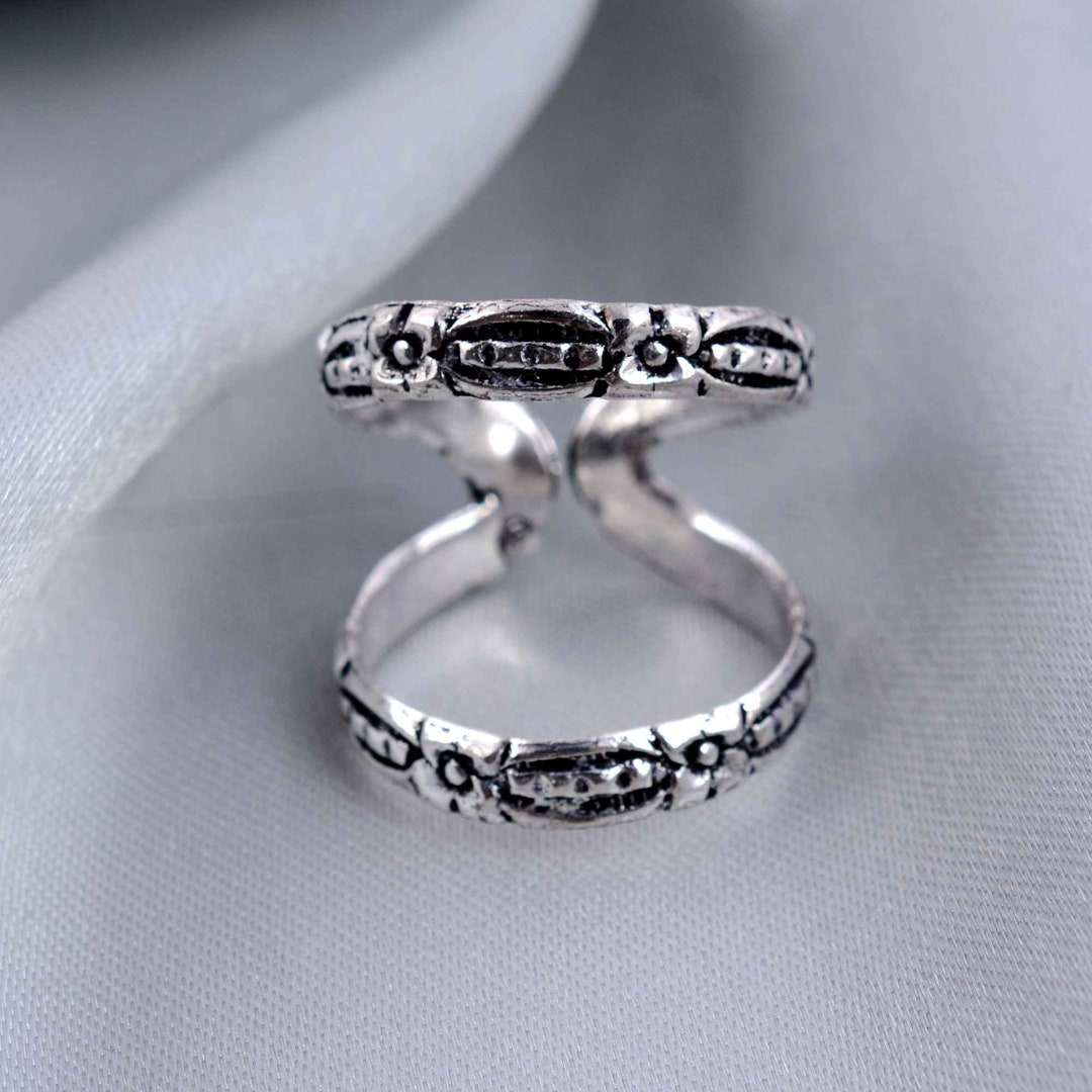 Sterling Silver Arthritis Ring, Arthritis Splint Ring, Handmade Flower ...