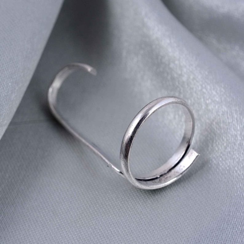 Nail Silver Ring, Minimal Ring, Arthritis Nail Ring, Finger Nail Ring ...