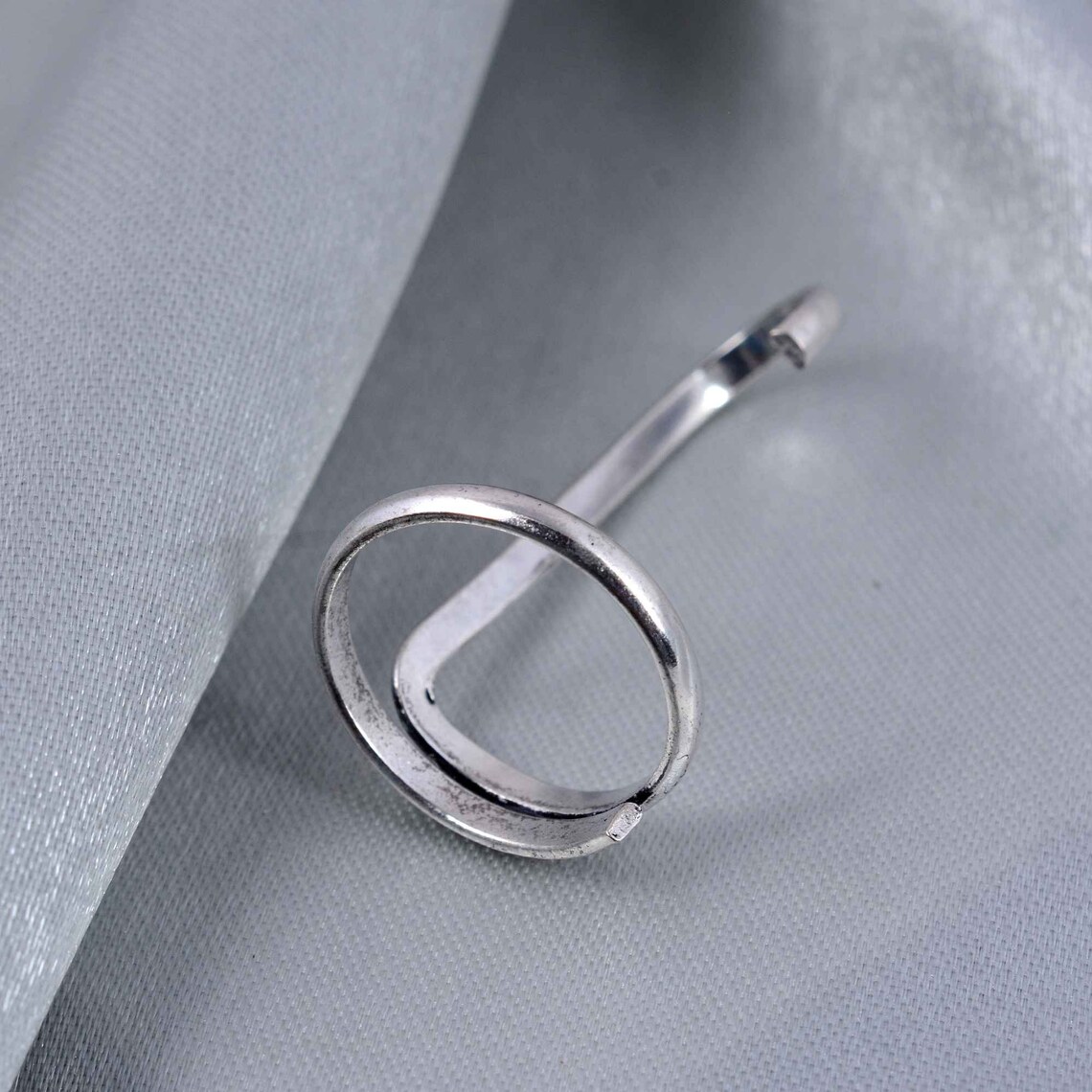 Nail Silver Ring, Minimal Ring, Arthritis Nail Ring, Finger Nail Ring ...