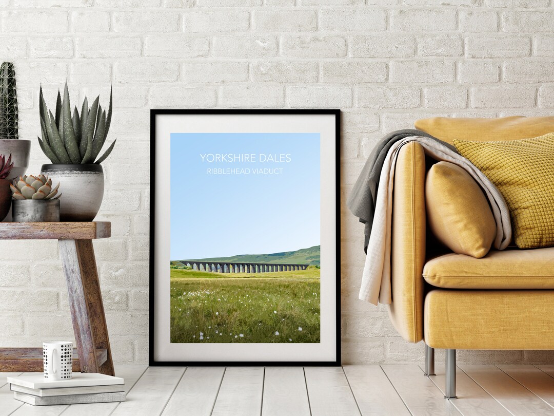 Ribblehead Viaduct Poster Art Print - Yorkshire Dales - 3 Peaks Print ...